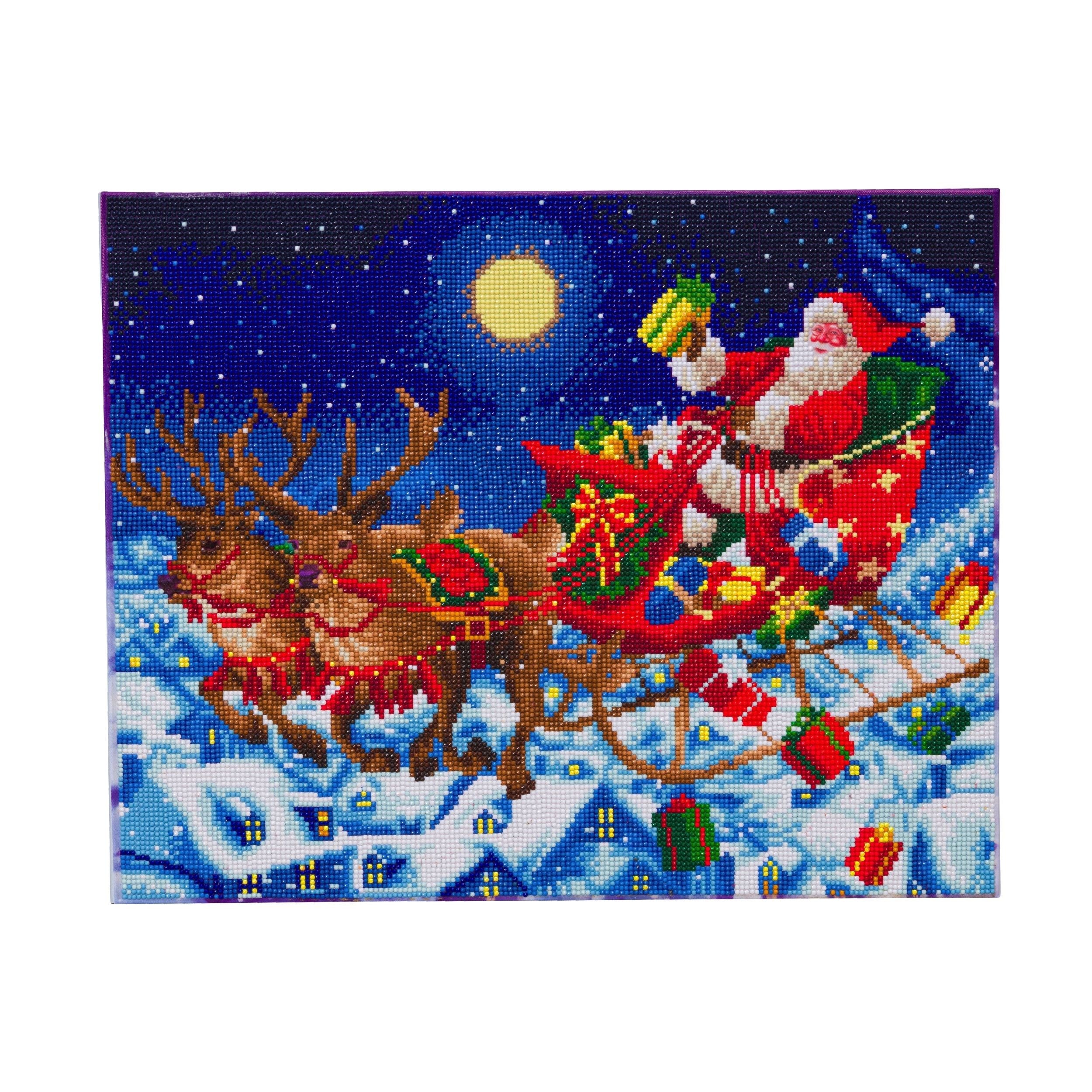 Craft Buddy Christmas Partial Crystal Mounted Crystal Art Kit 40cm x 5 ...