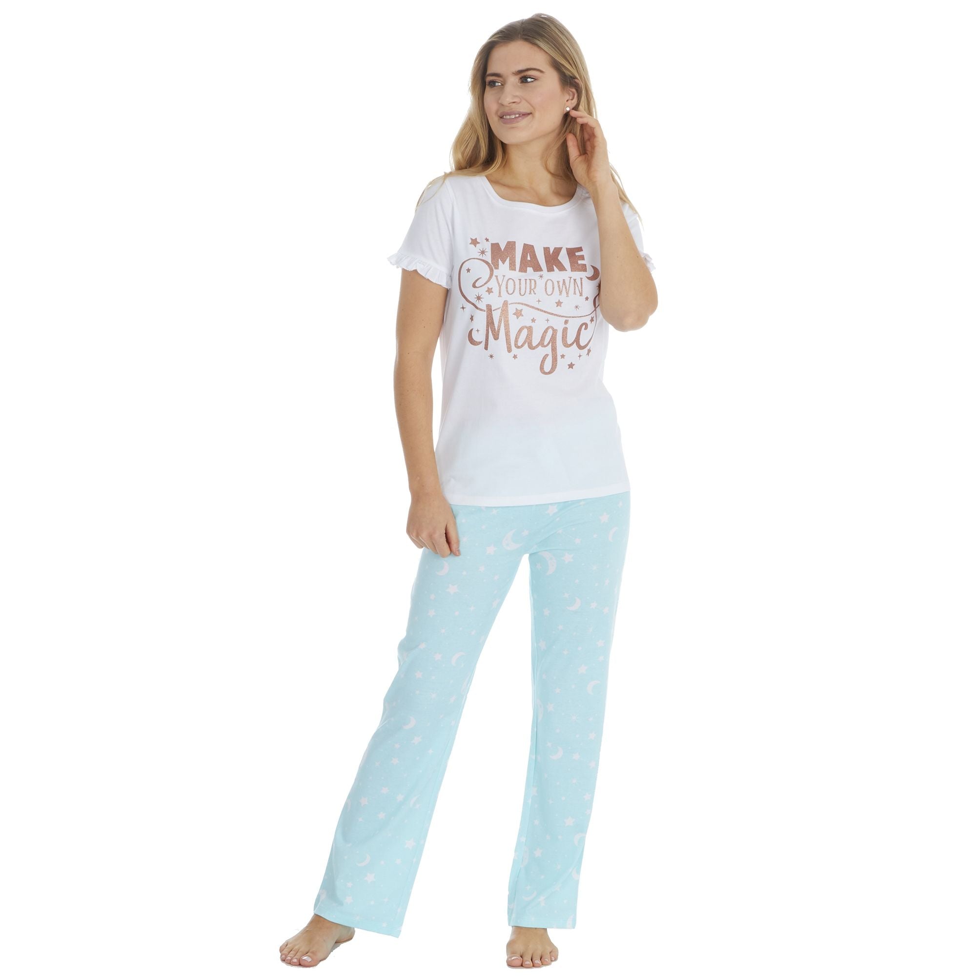 Ladies Celestial 'Make Your Own Magic' Pyjama Set – STC Stores